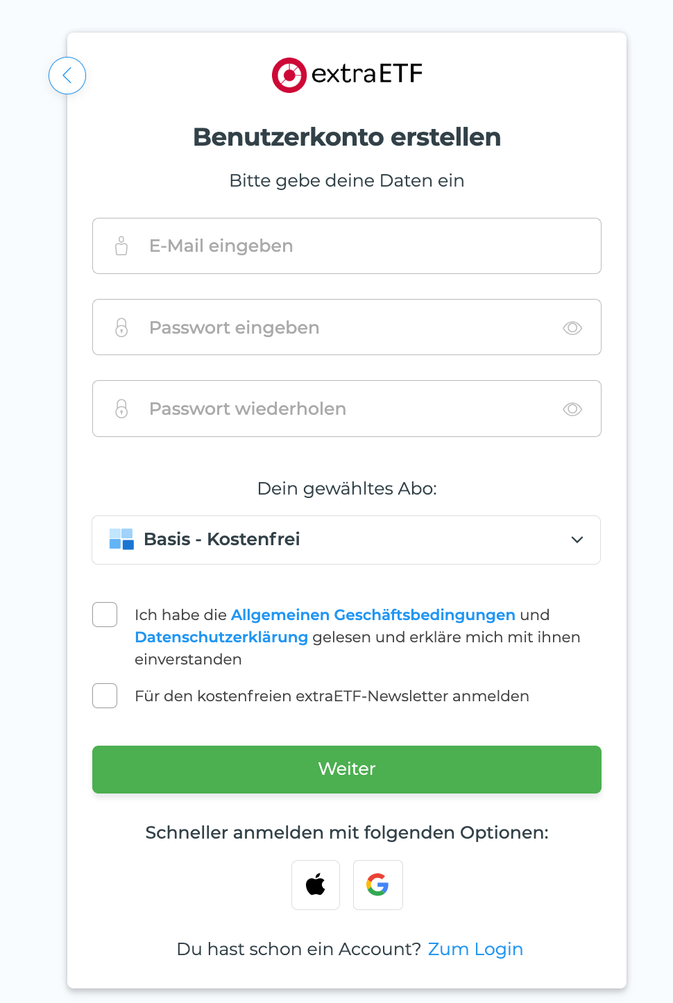 Wie starte ich am besten? – extraETF - Hilfe - Center